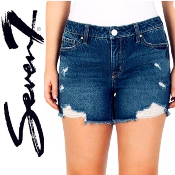 Seven7 | Shorts | New Seven7 Weekend Short Jean Sz 4 Color Gloss Nwt ...